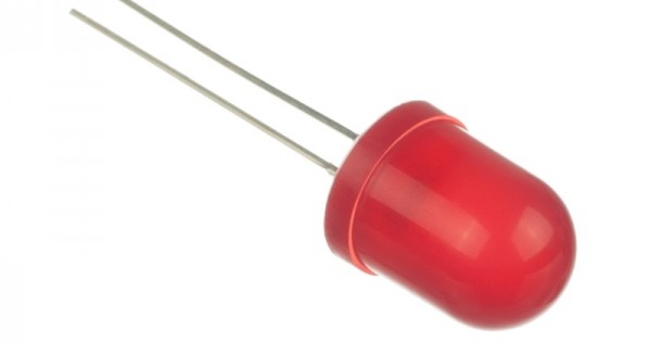 Diffused Red 10mm LED